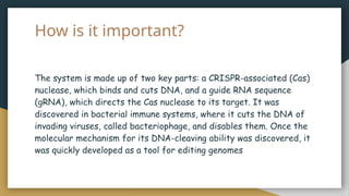 CRISPER technology..it's mechanism and uses in diagnostics and ...