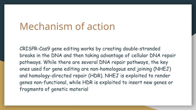 CRISPER technology..it's mechanism and uses in diagnostics and ...