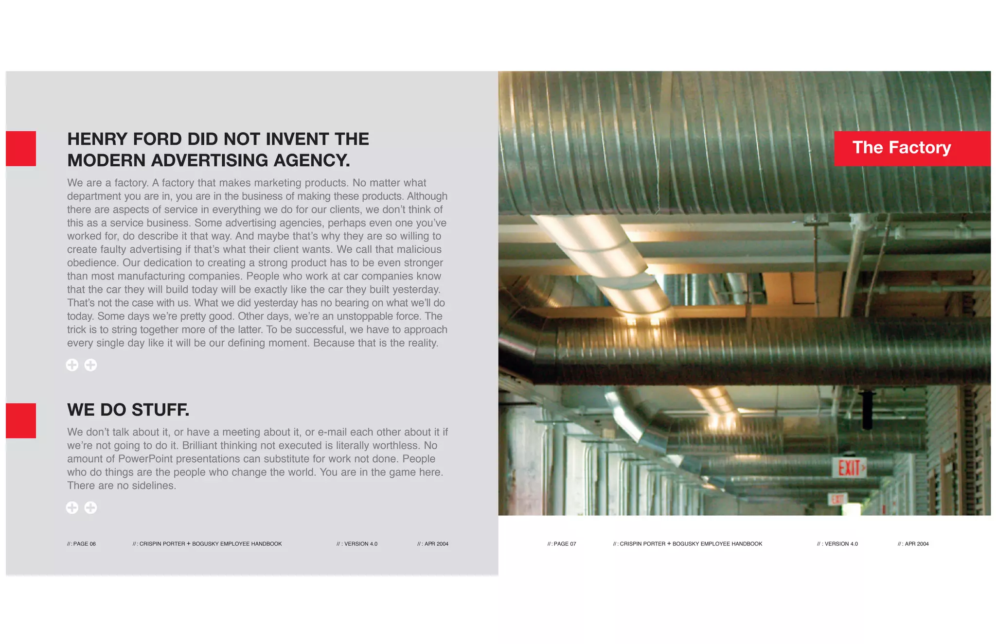 Crispin Porter + Bogusky employee handbook | PDF