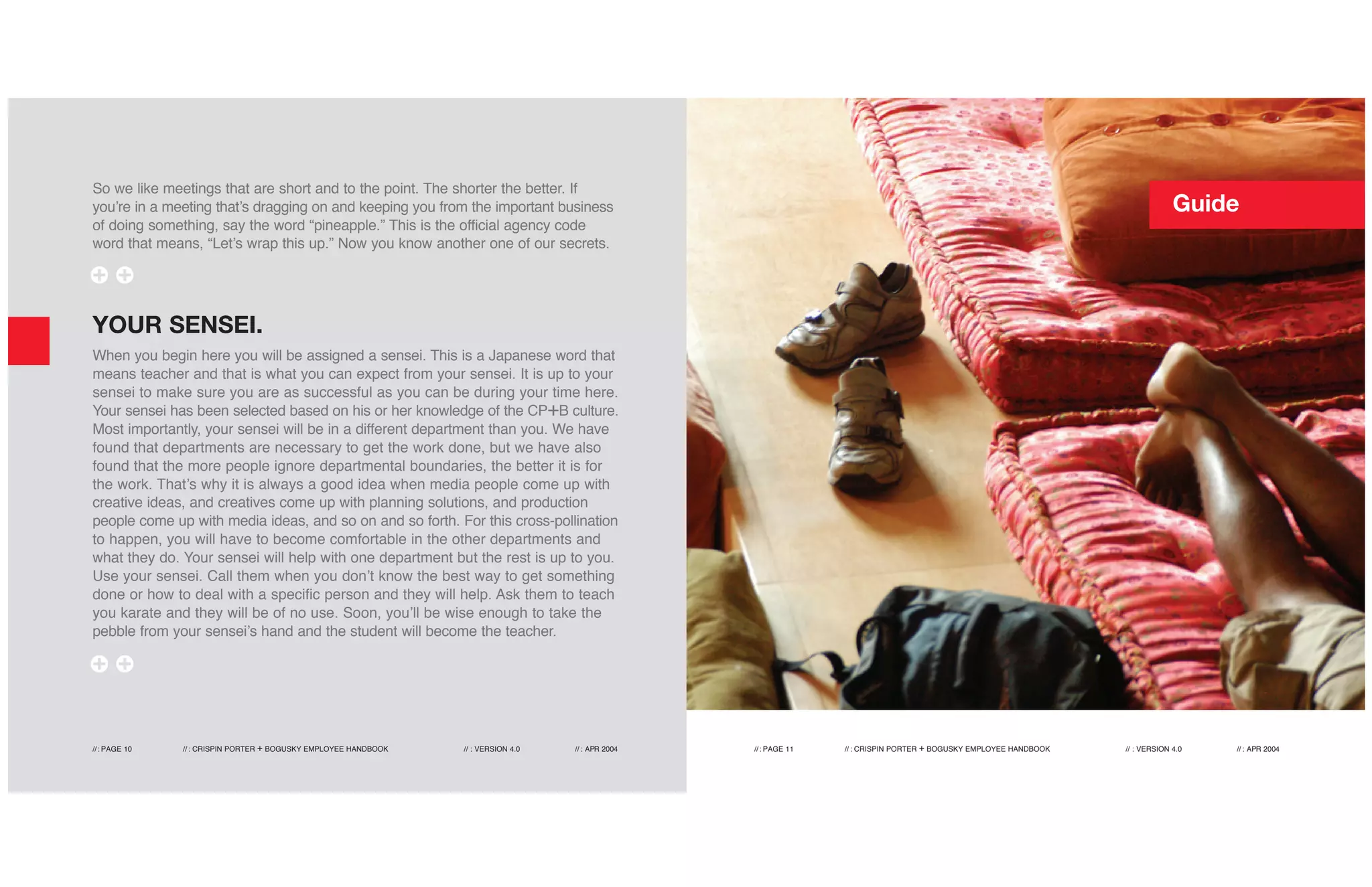 Crispin Porter + Bogusky employee handbook | PDF