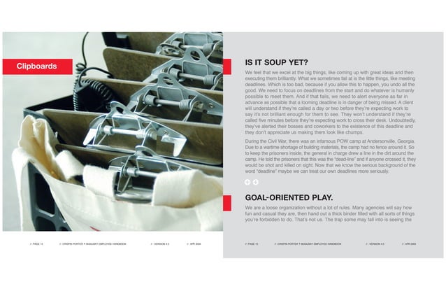 Crispin Porter + Bogusky employee handbook | PDF