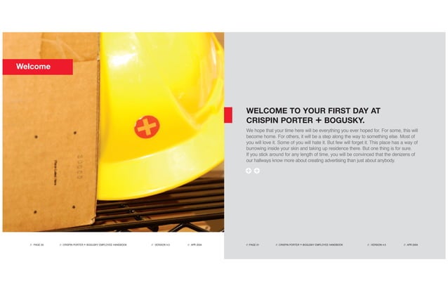 Crispin Porter Bogusky Employee Handbook | PPT
