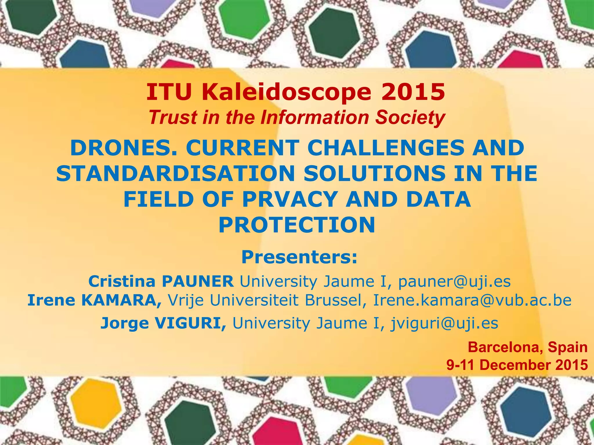 Crisp kaleidoscope presentation 13112015 | PPT