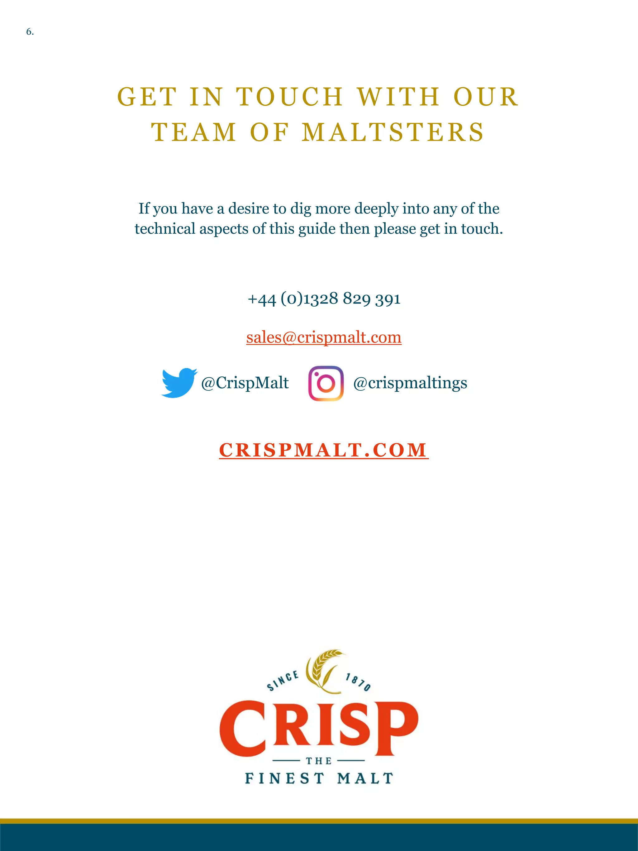 Crisp Malt Scotch Distilling Mash Protocol | PDF