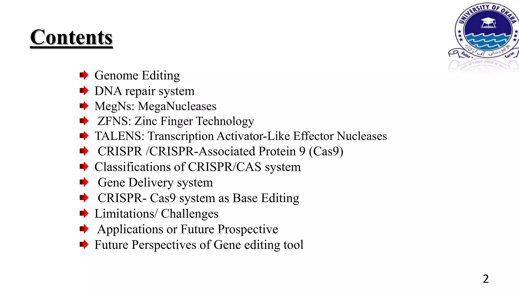 Genome Editing Techniques by Kainat Ramzan | PPTX