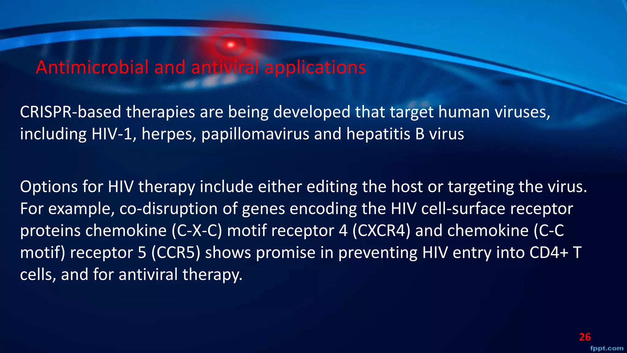 CRISPR-Cas systems and applications | PPTX