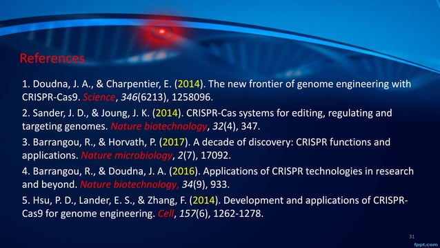 CRISPR-Cas systems and applications | PPTX | Programming Languages | Computing