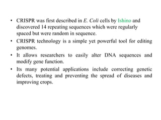 Crispr technique | PPTX