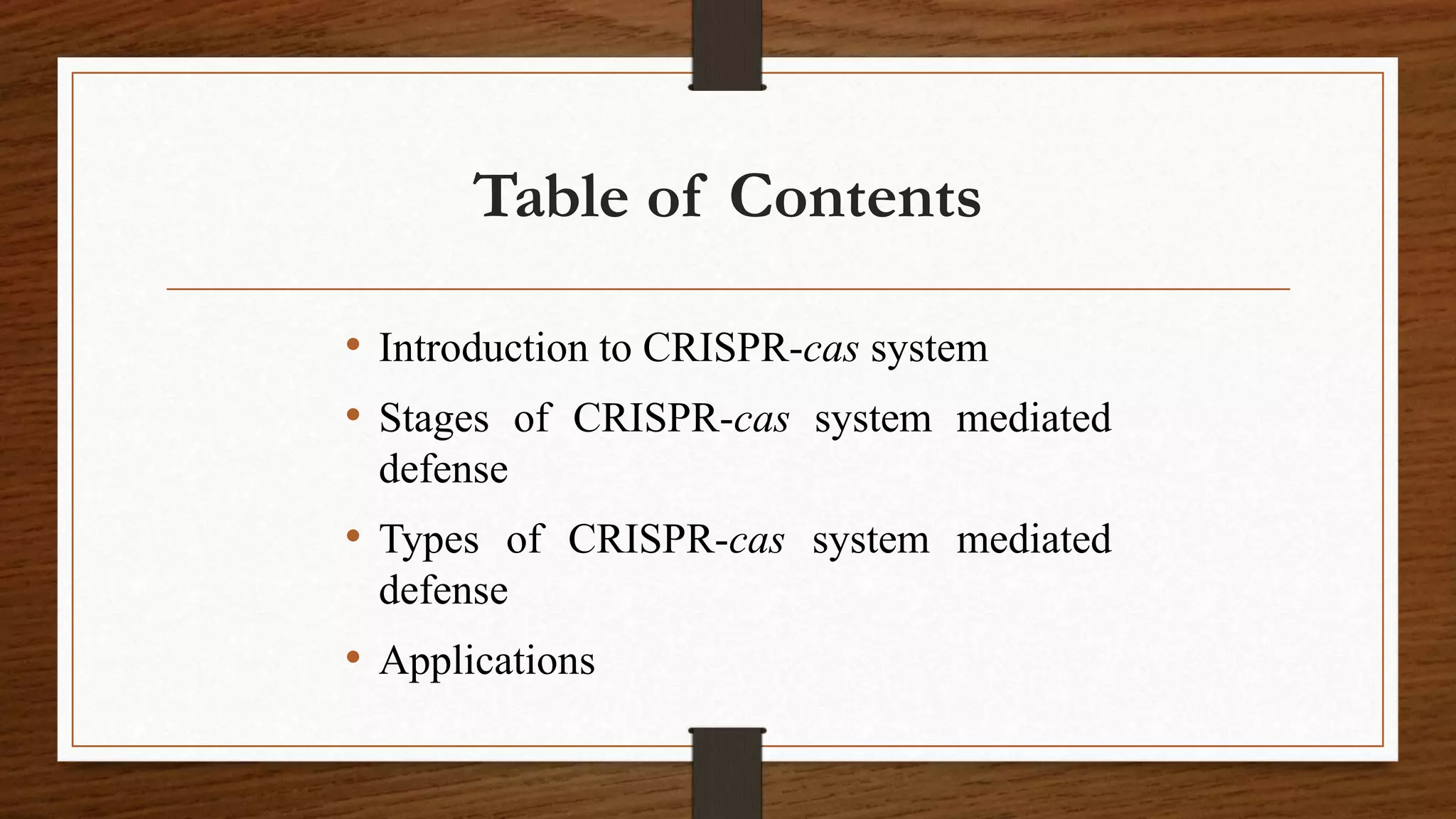 Crispr cas system | PPTX