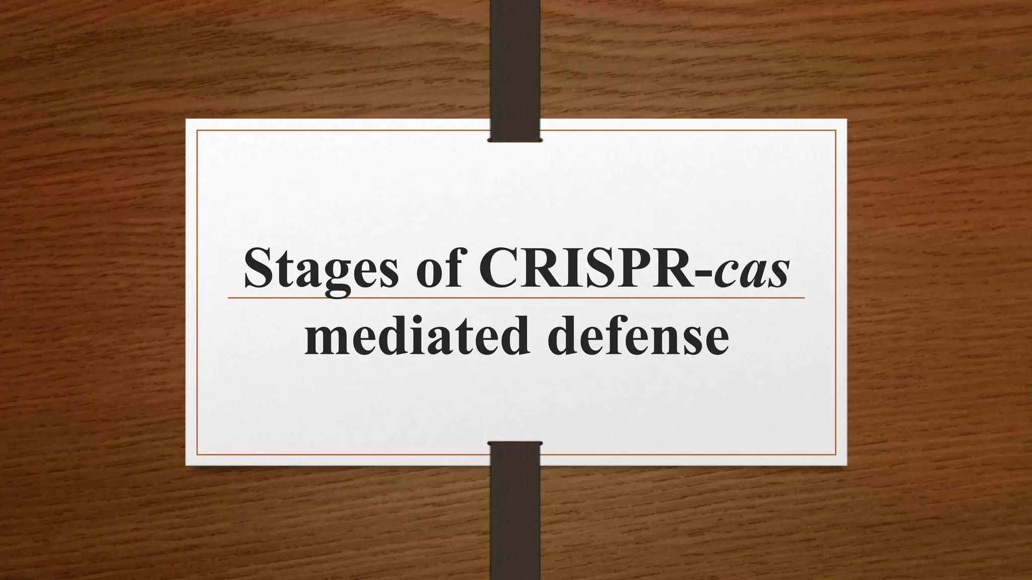 Crispr cas system | PPTX