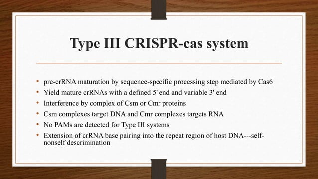 Crispr cas system | PPTX | Programming Languages | Computing