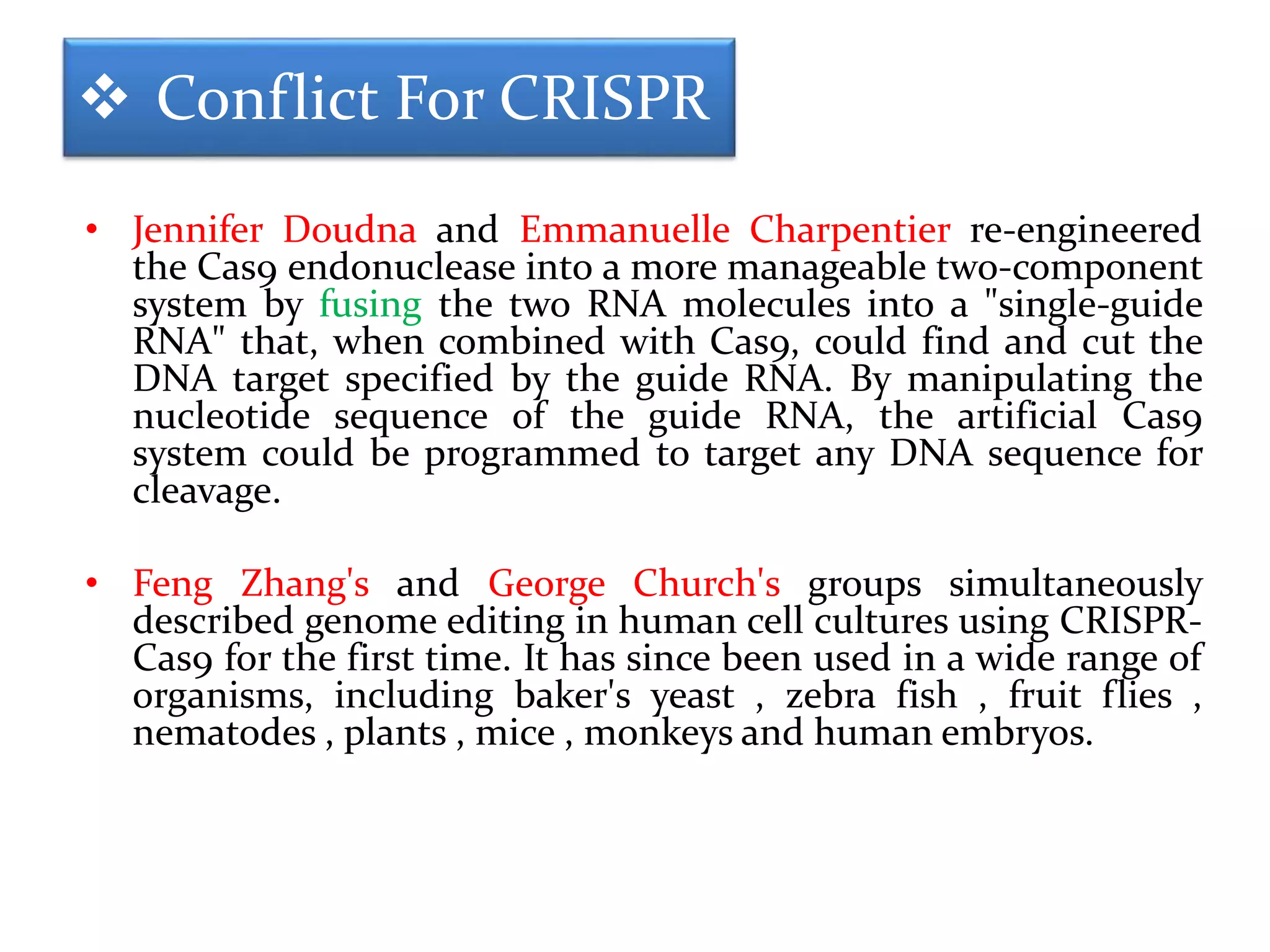 Crispr cas 9 | PPTX