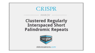 CRISPR A Genome Editing Tool | PPTX