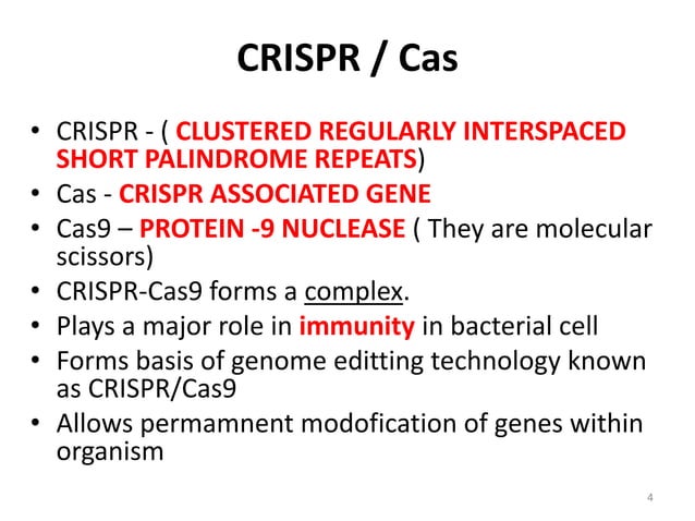 Crispr cas9 and applications of the technology | PPT