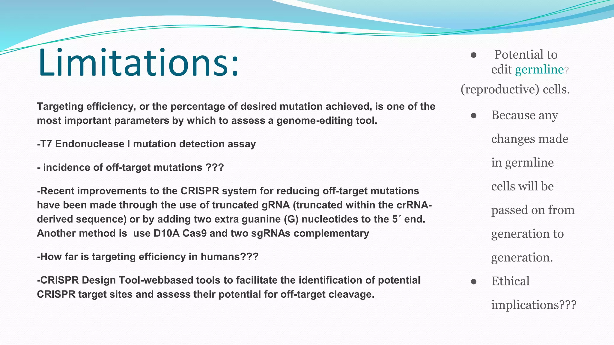 Crispr cas9 ppt (1) | PPTX