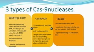 Crispr cas9 ppt (1) | PPTX
