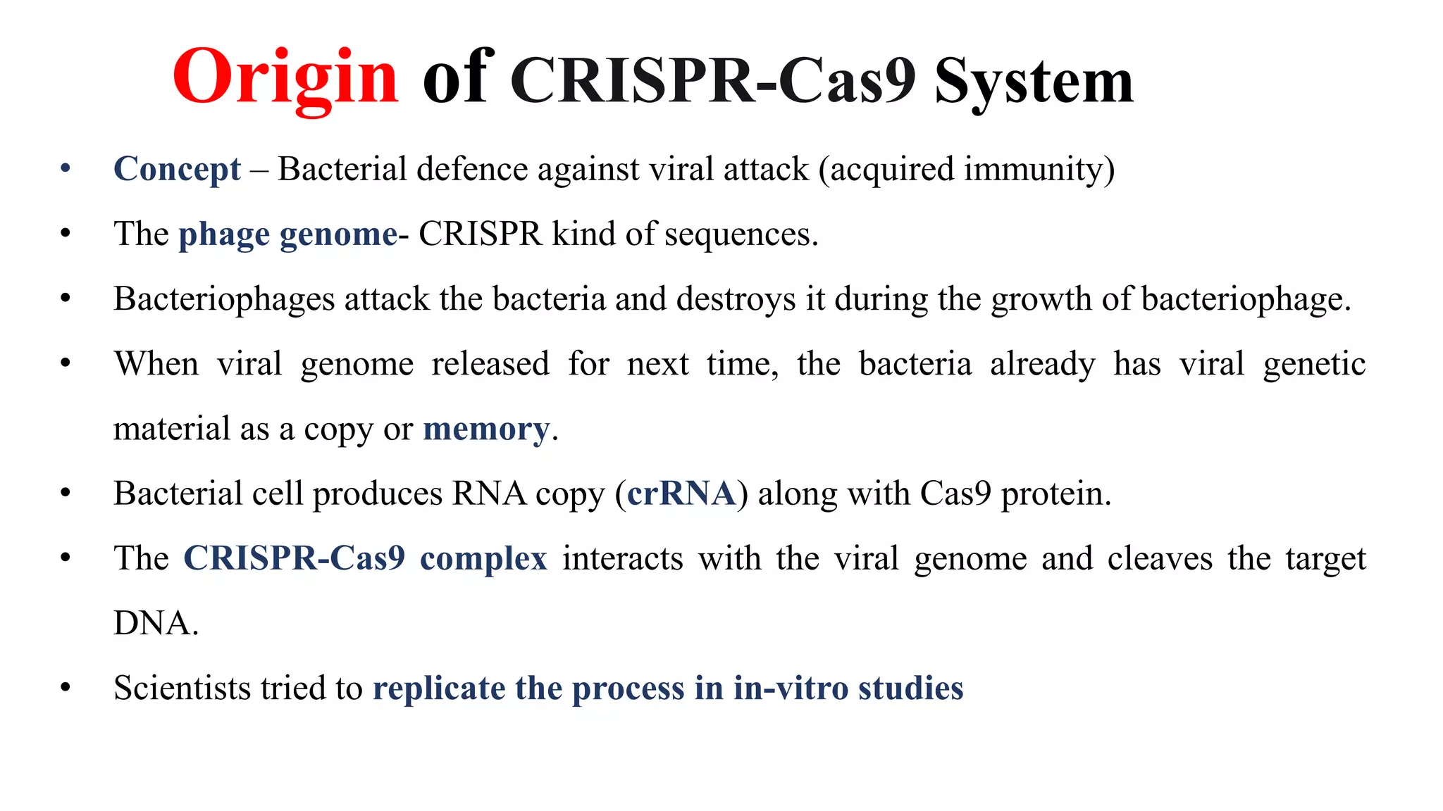 Crispr-Cas9 technology | PPTX