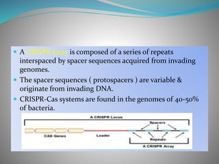 Crispr cas system | PPTX