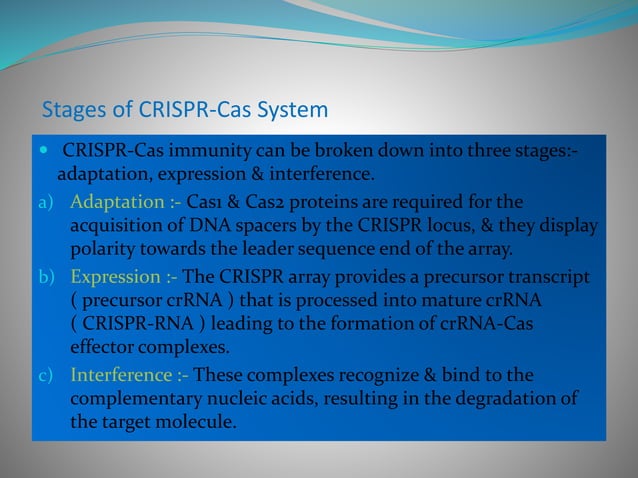 Crispr cas system | PPTX | Programming Languages | Computing