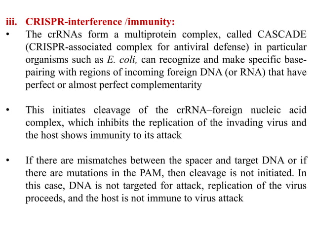 CRISPR cas system | PPTX | Genetics | Science