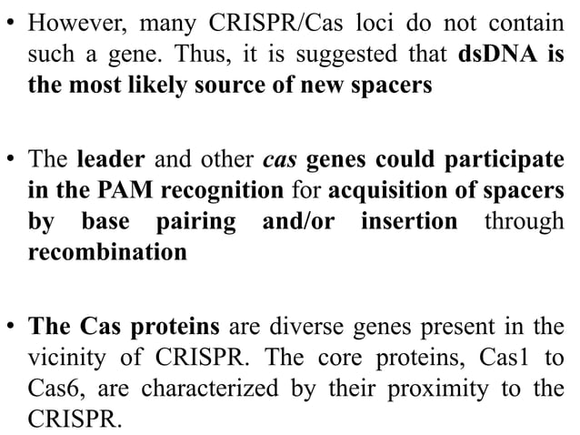 CRISPR cas system | PPTX | Genetics | Science