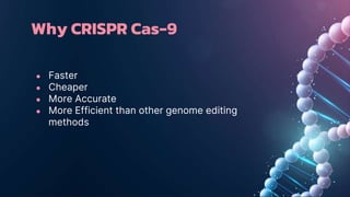 CRISPR (Clustered Regularly Interspaced Short Palindromic Repeats) | PPTX
