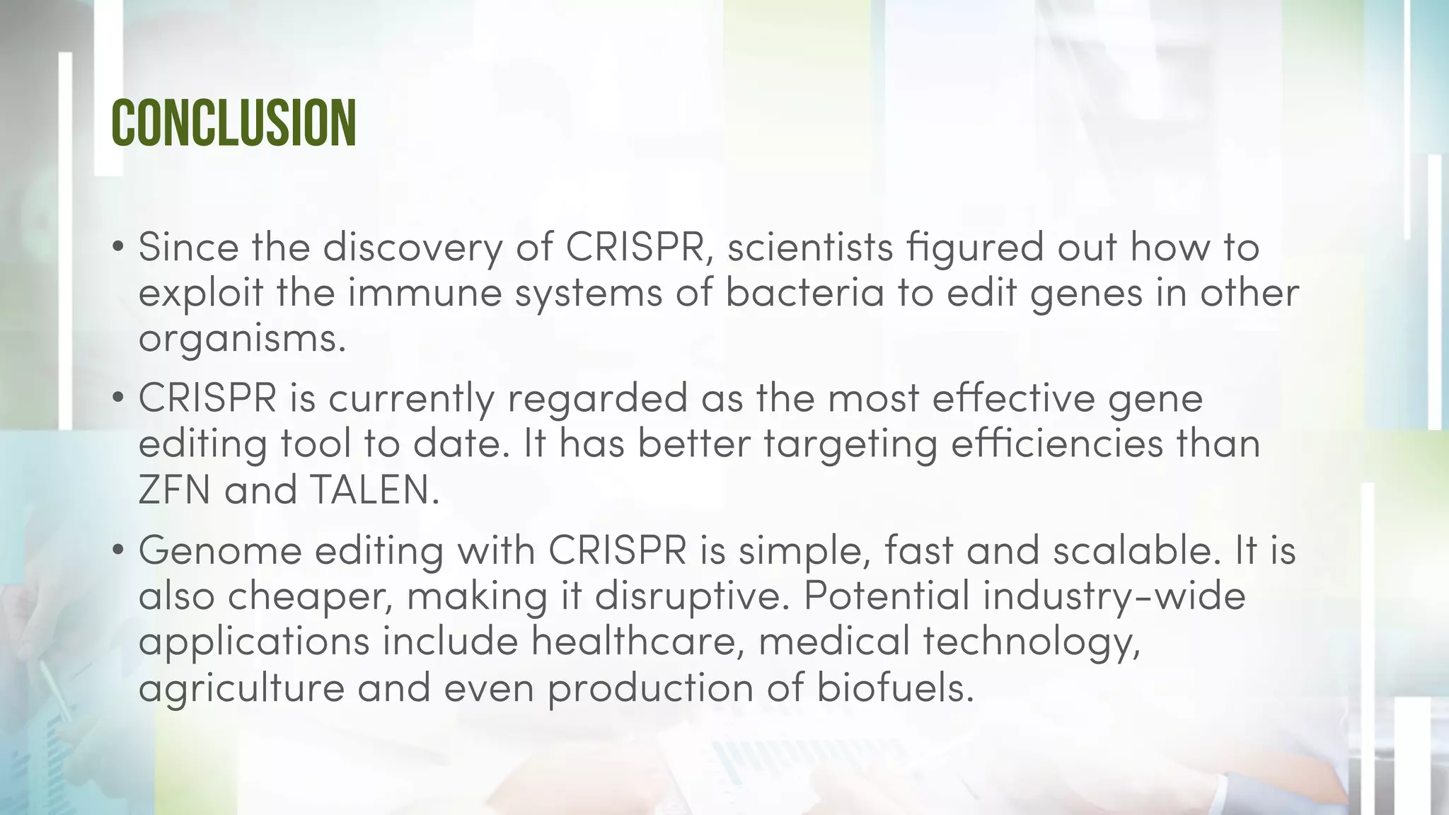 CRISPR: Discovery & Potential Applications | PDF