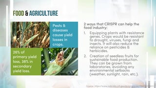 CRISPR: Discovery & Potential Applications | PPT