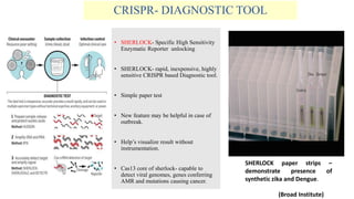 Crispr future prospects in public health | PPTX