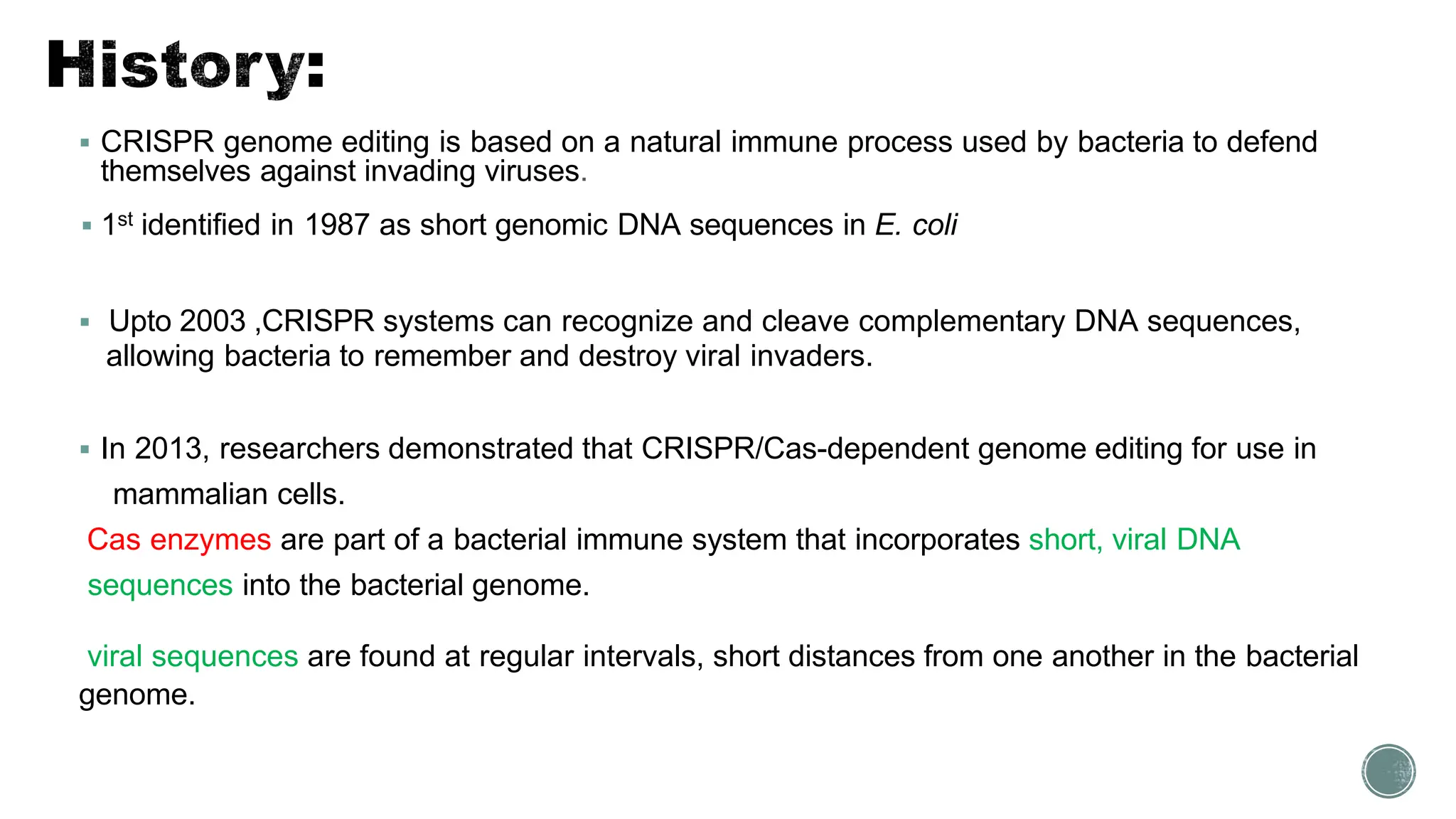 CRISPR AND ITS APPLICATION in modern era | PPTX