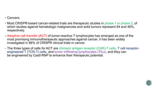 CRISPR AND ITS APPLICATION in modern era | PPTX