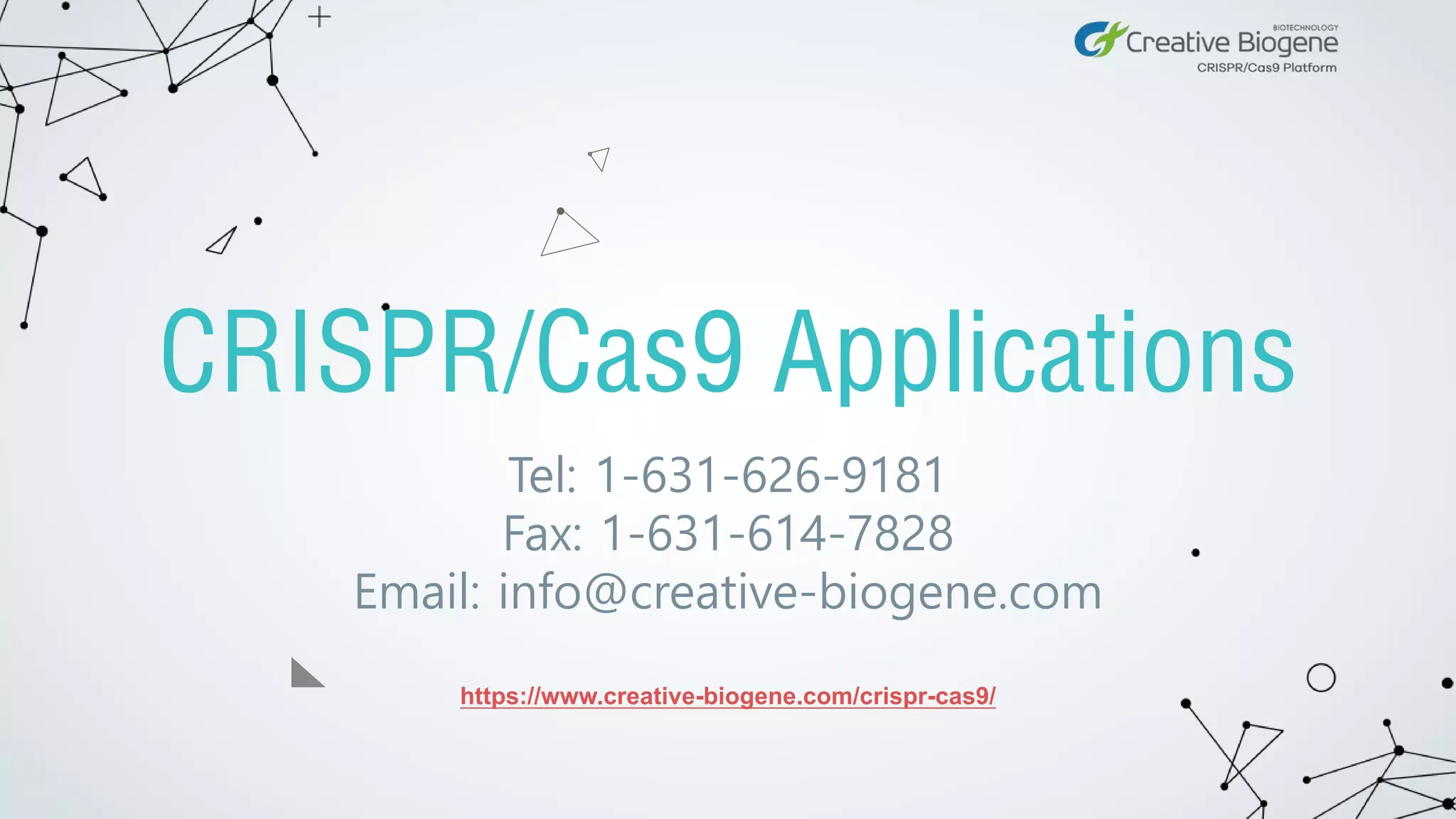 Crispr application | PDF