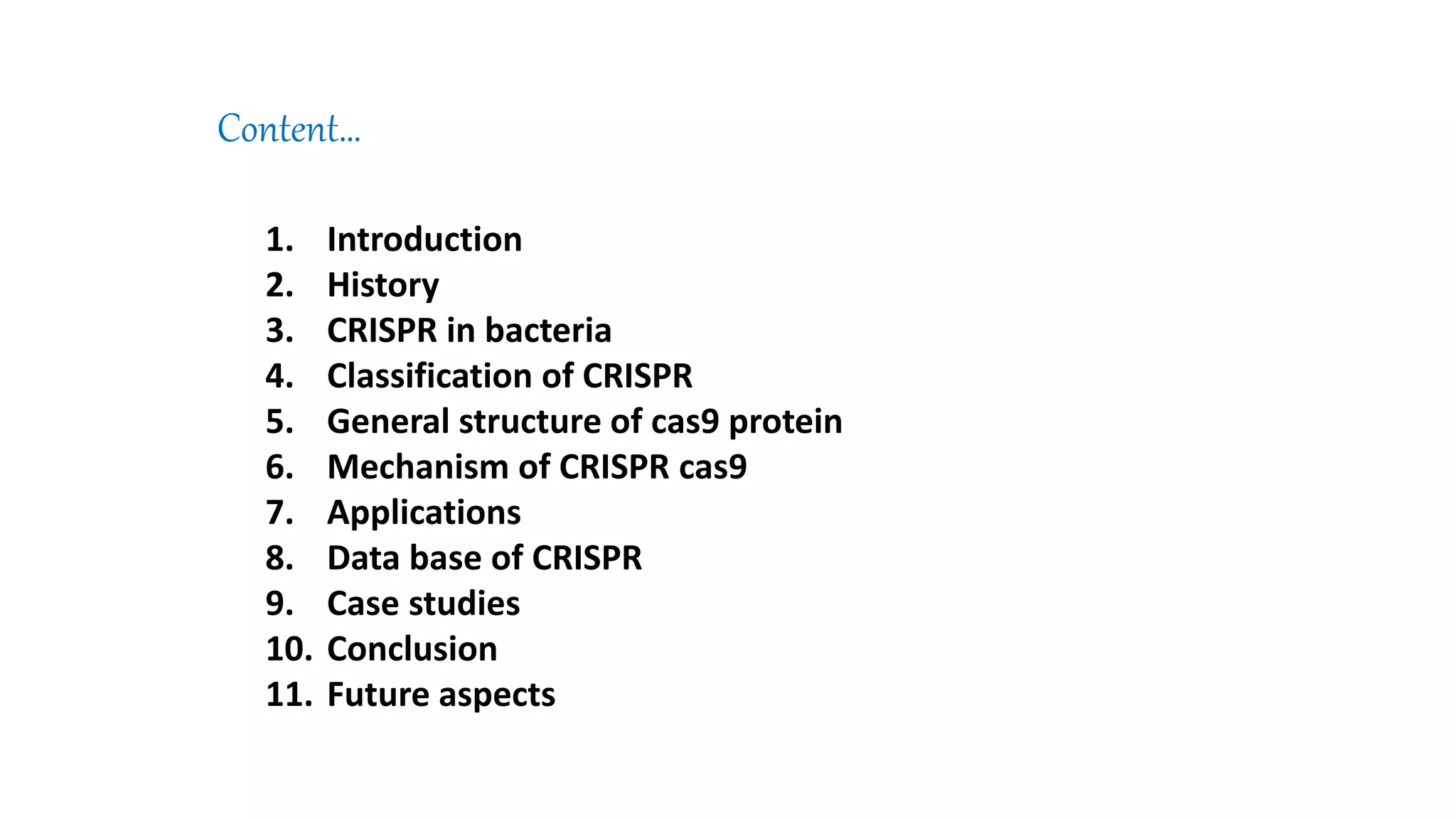 Crispr cas: A new tool of genome editing | PPTX