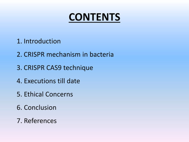 CRISPR CAS9 technique | PPTX | Programming Languages | Computing