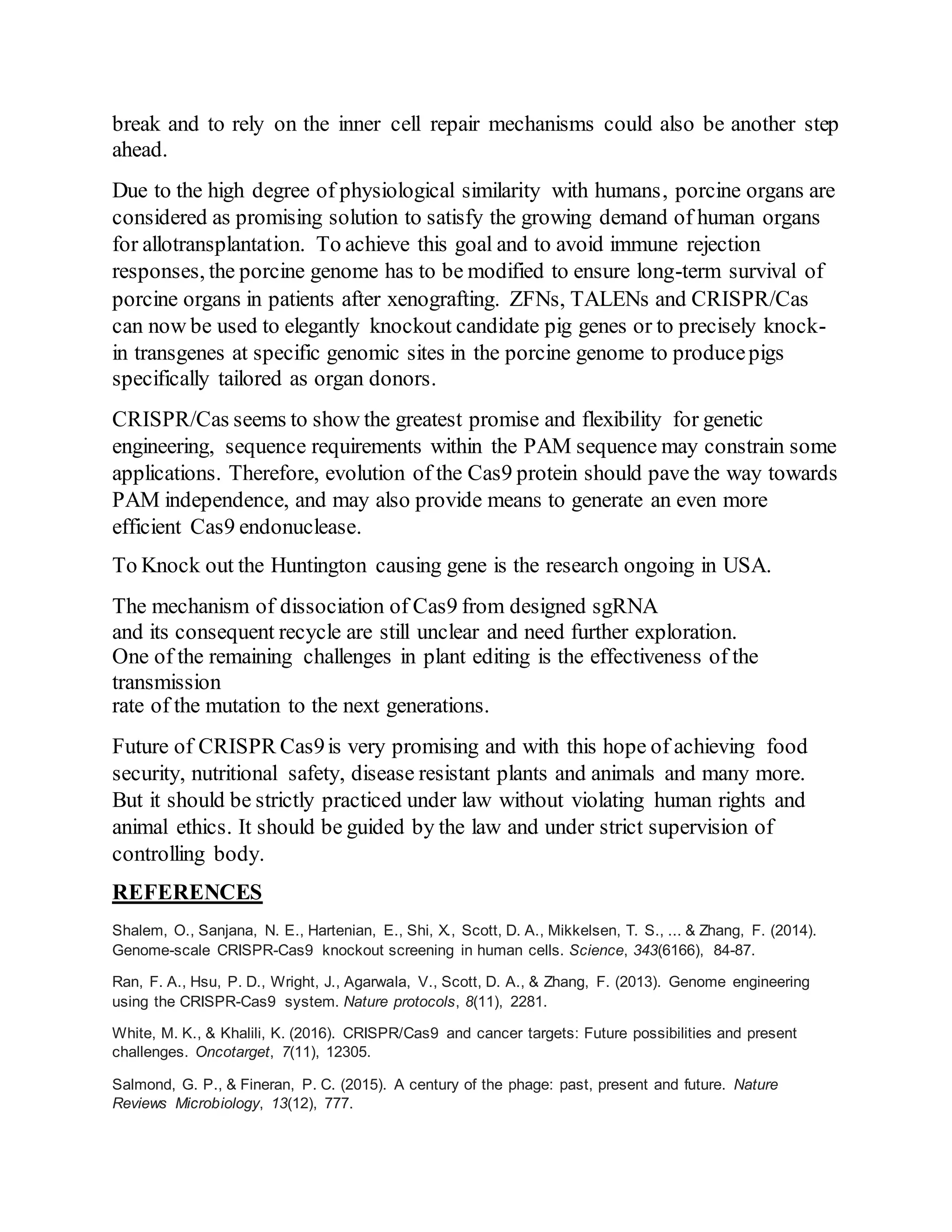 Crispr cas9 | DOCX