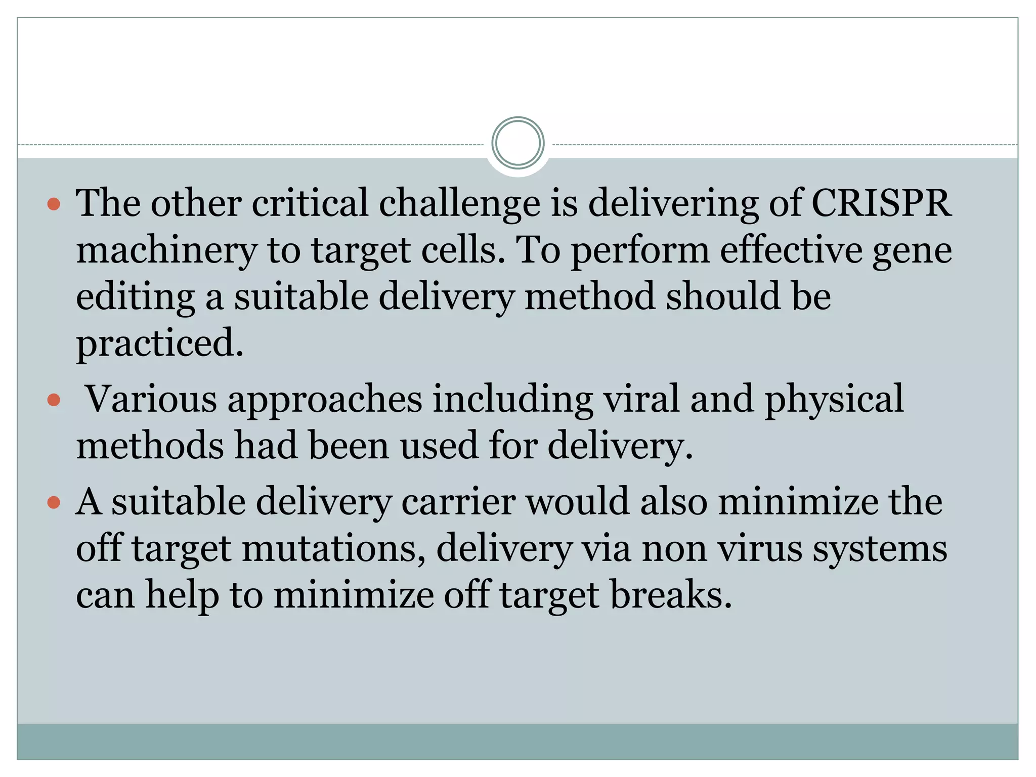 Crispr cas9 ( a overview) | PPTX