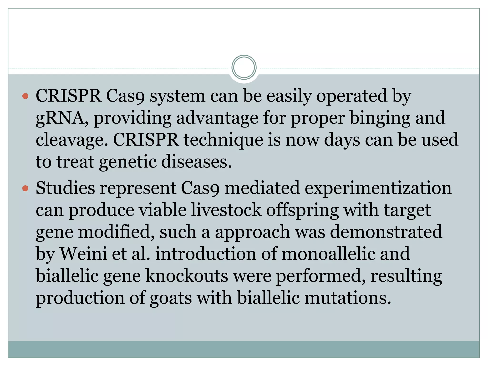 Crispr cas9 ( a overview) | PPTX