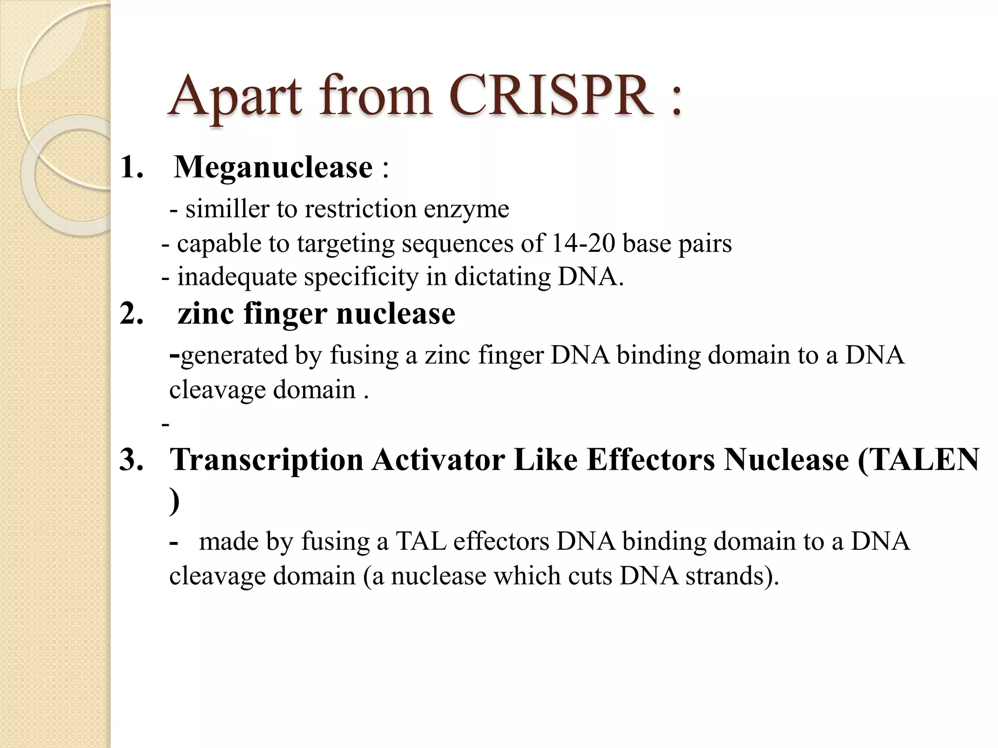 Crispr cas9 based system for therapeutics | PPTX | Programming Languages | Computing