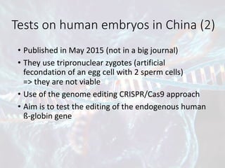 The CRISPR/CAS9 genome editing system and humans | PDF