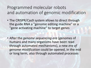 The CRISPR/CAS9 genome editing system and humans | PDF