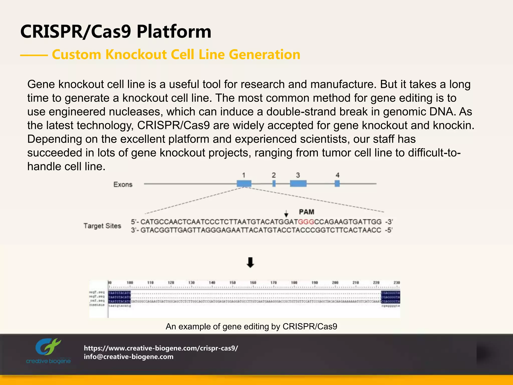 CRISPR/Cas9 Platform | PPTX