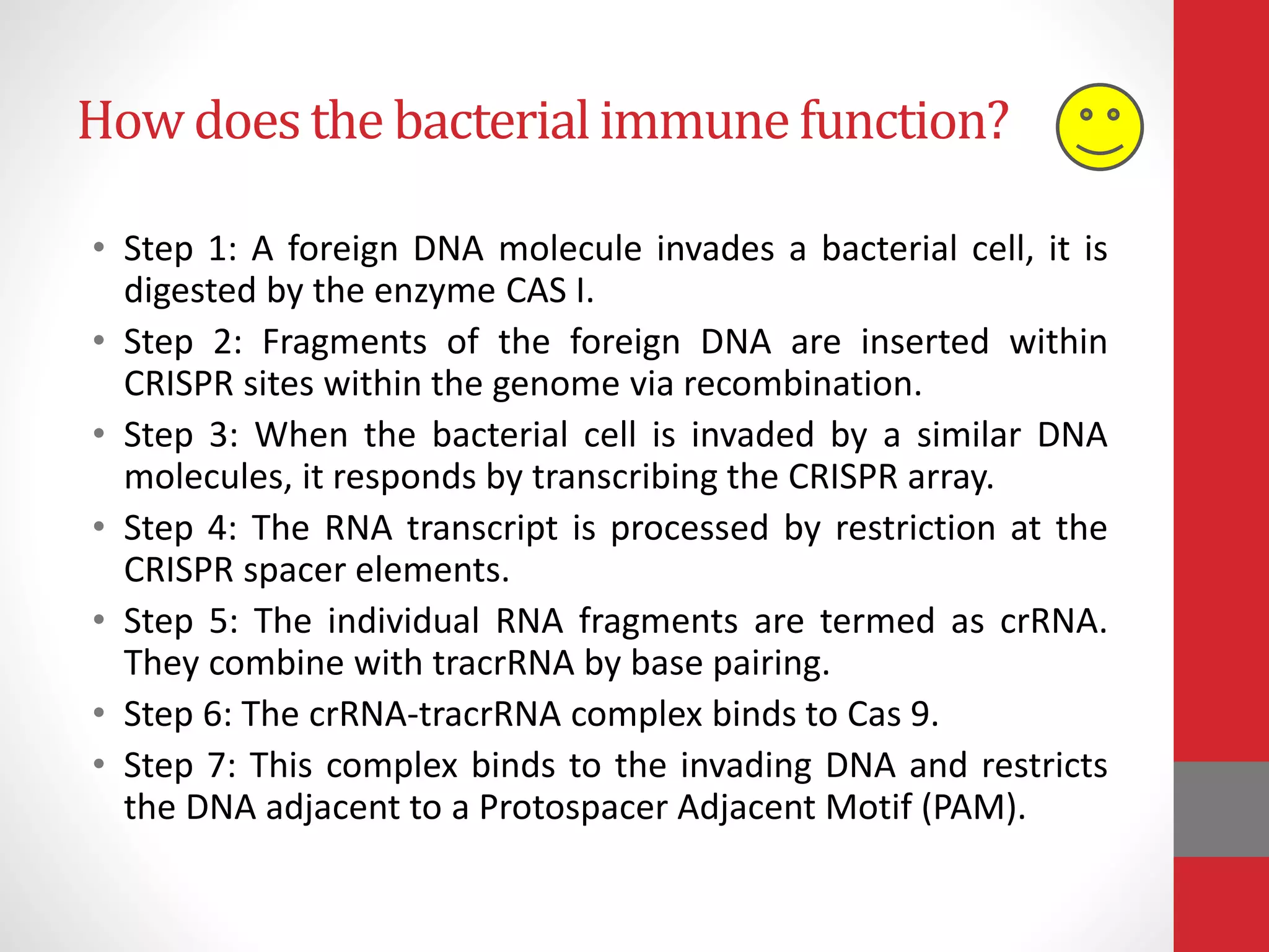 PRINCIPLE OF CRISPR GENOME EDITING | PPTX