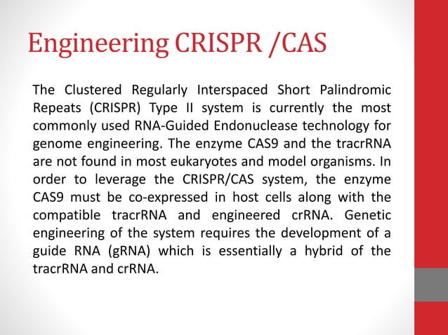 PRINCIPLE OF CRISPR GENOME EDITING | PPTX | Programming Languages ...
