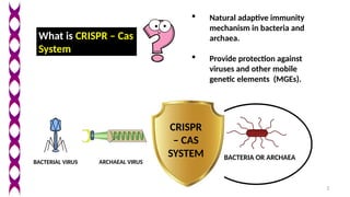 CRISPR CAS SYSTEM: MECHANISM AND TYPES ... | PPTX