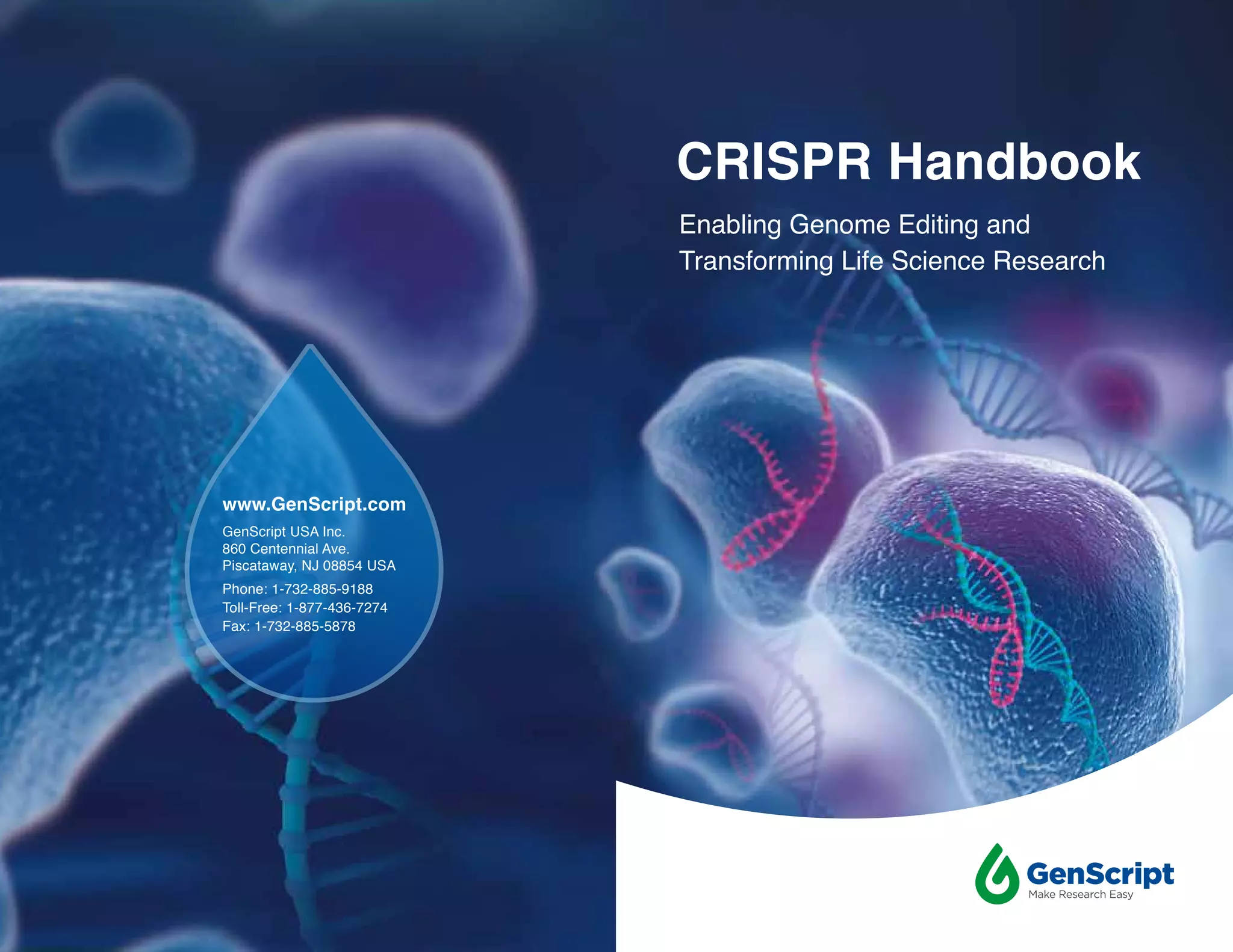 Crispr handbook 2015 | PDF