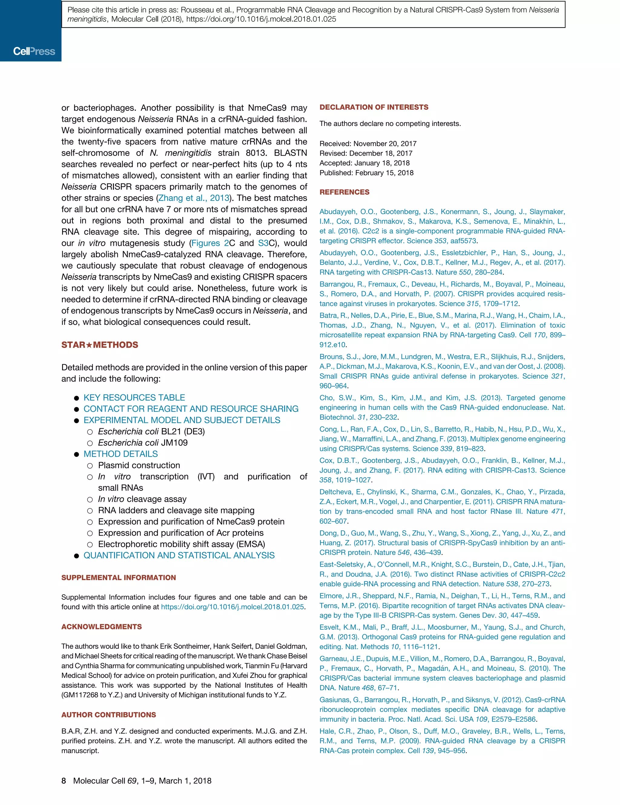 CRISPR Utilization at RNA Level | PDF | Programming Languages | Computing
