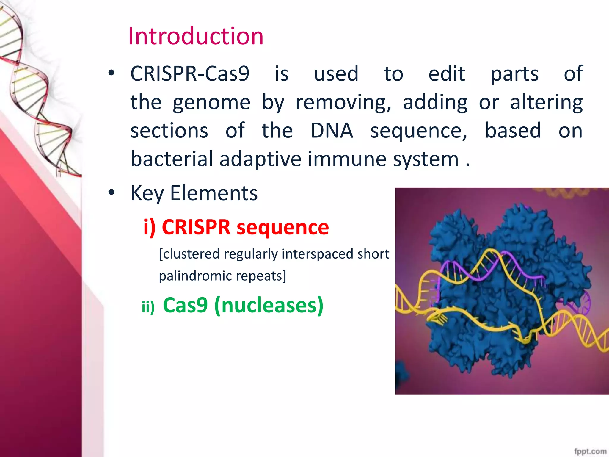 CRISPR in crop Improvement, CRISPR/Cas Genome editing tool | PPTX