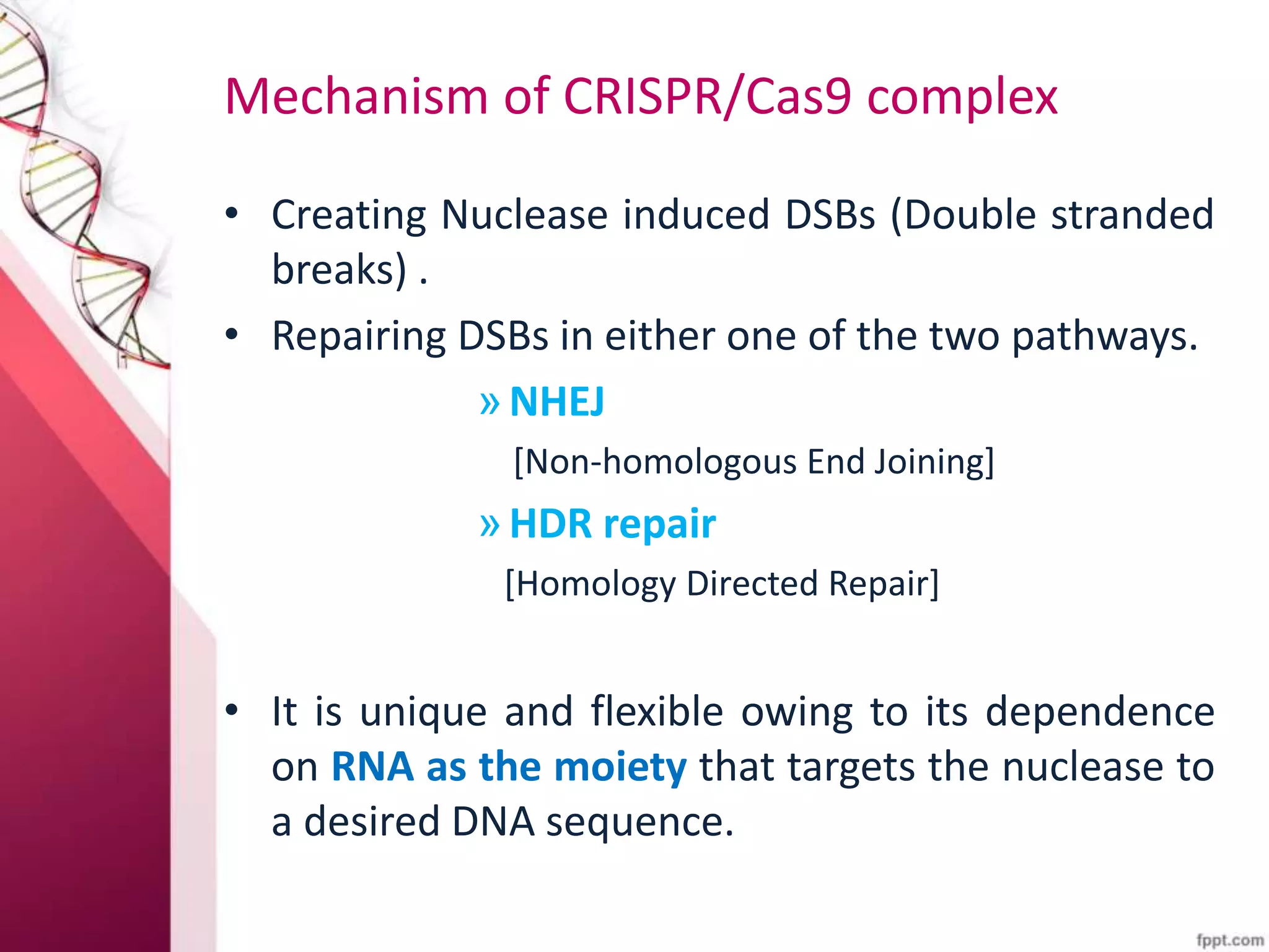 CRISPR in crop Improvement, CRISPR/Cas Genome editing tool | PPTX