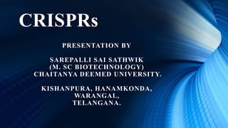 CRISPRs | PPT