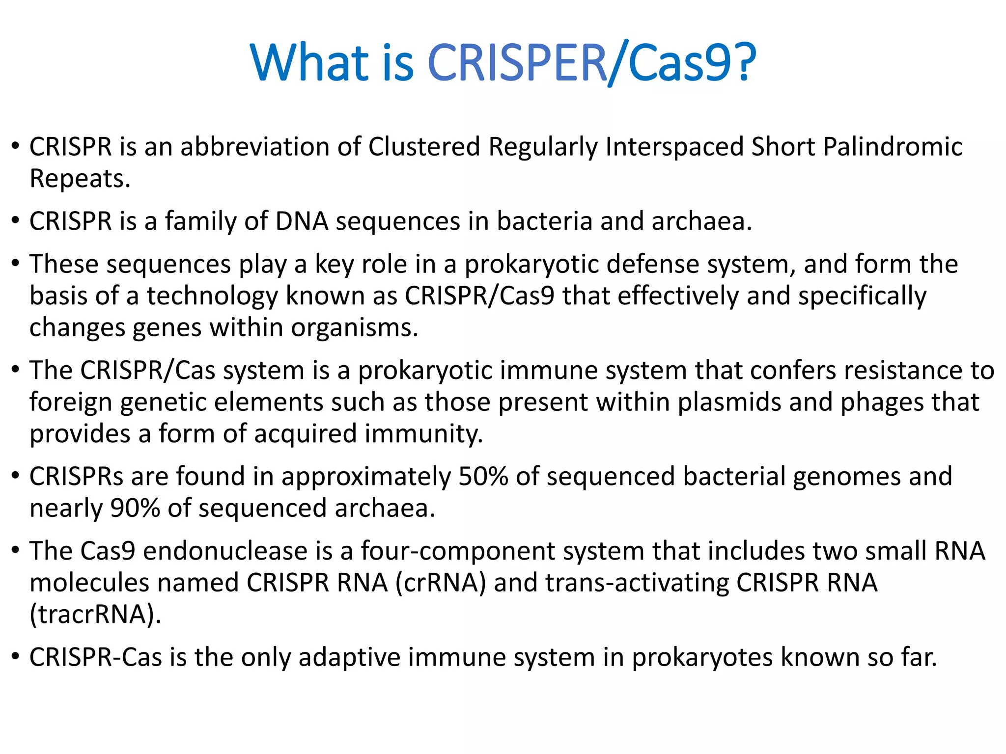 CRISPR CAS | PPTX